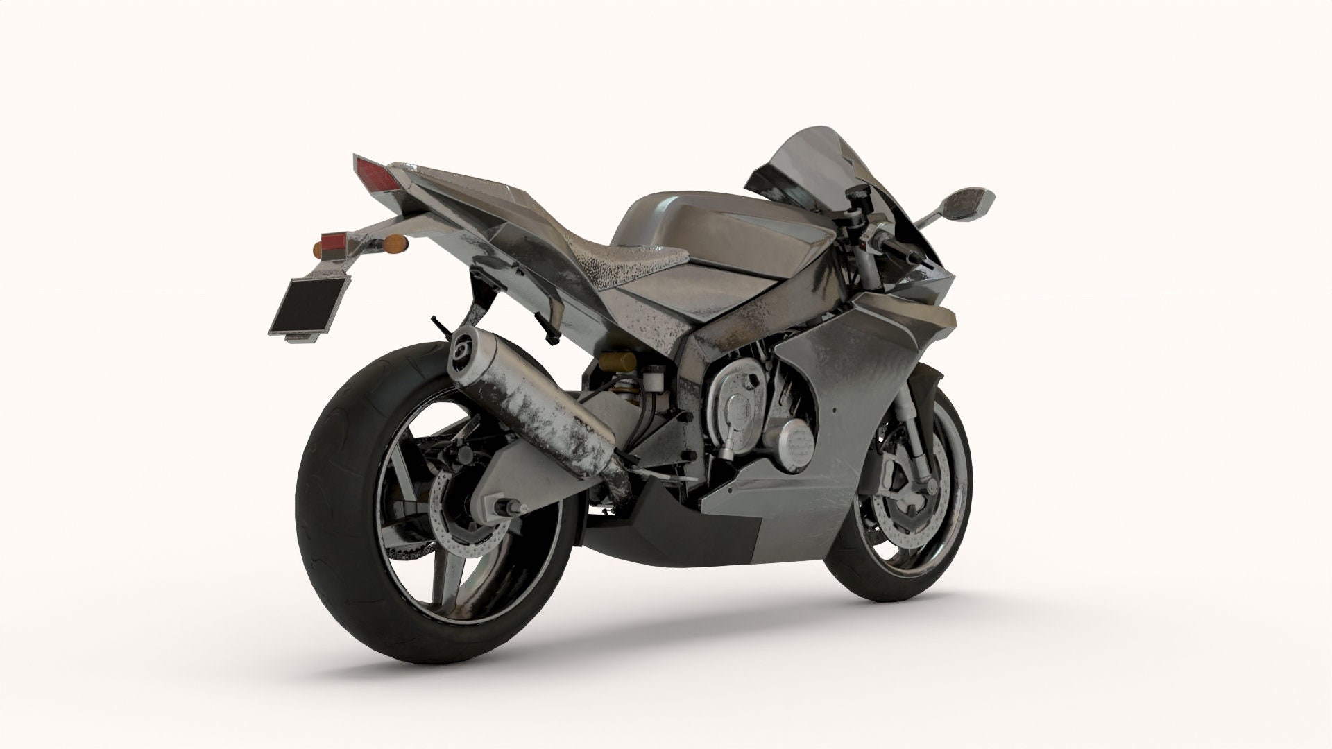 3D Model of Sports Bike Low Poly 3D Models - Etsy