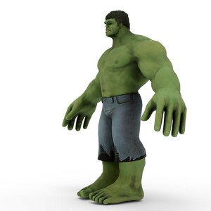 Hulk Avengers 3D Models Originally Created in Blender 4.0 - Etsy