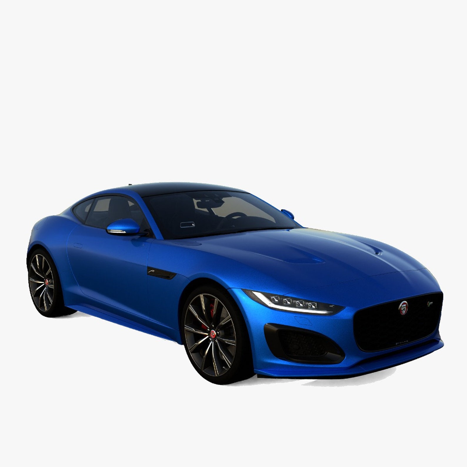 Jaguar F-type 3D Models Luxury Sports Car File Formats Such as .OBJ and ...