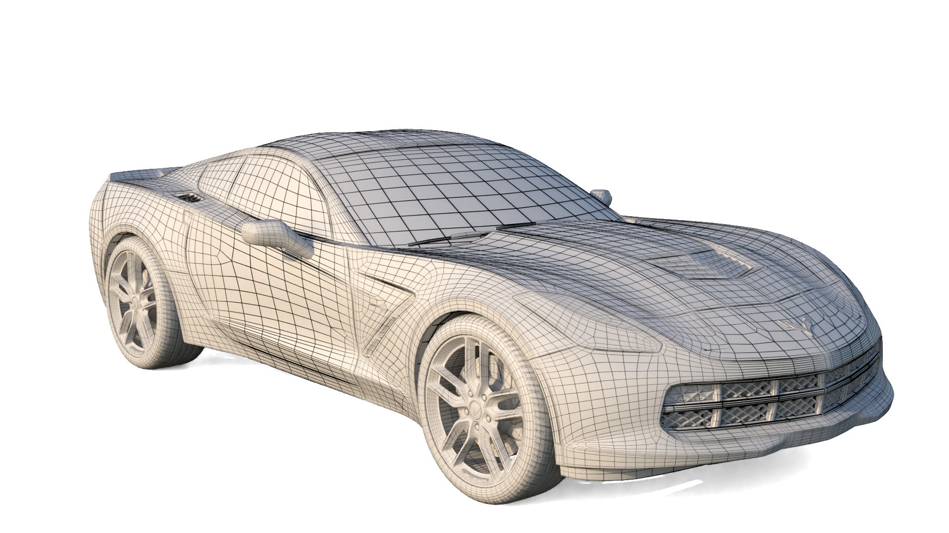 Chevrolet Corvette 3D Models for Download - Etsy