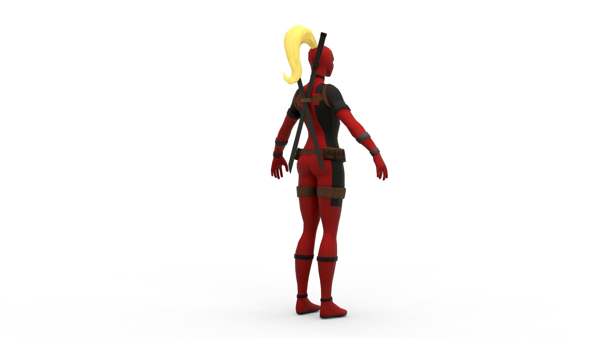 Lady Deadpool 3D Models Gaming Character - Etsy
