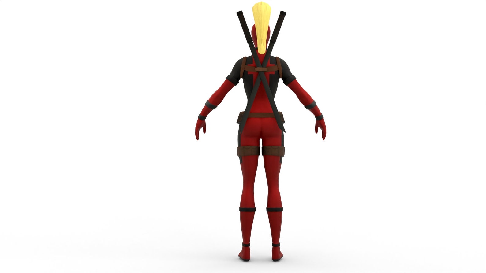 Lady Deadpool 3D Models Gaming Character - Etsy