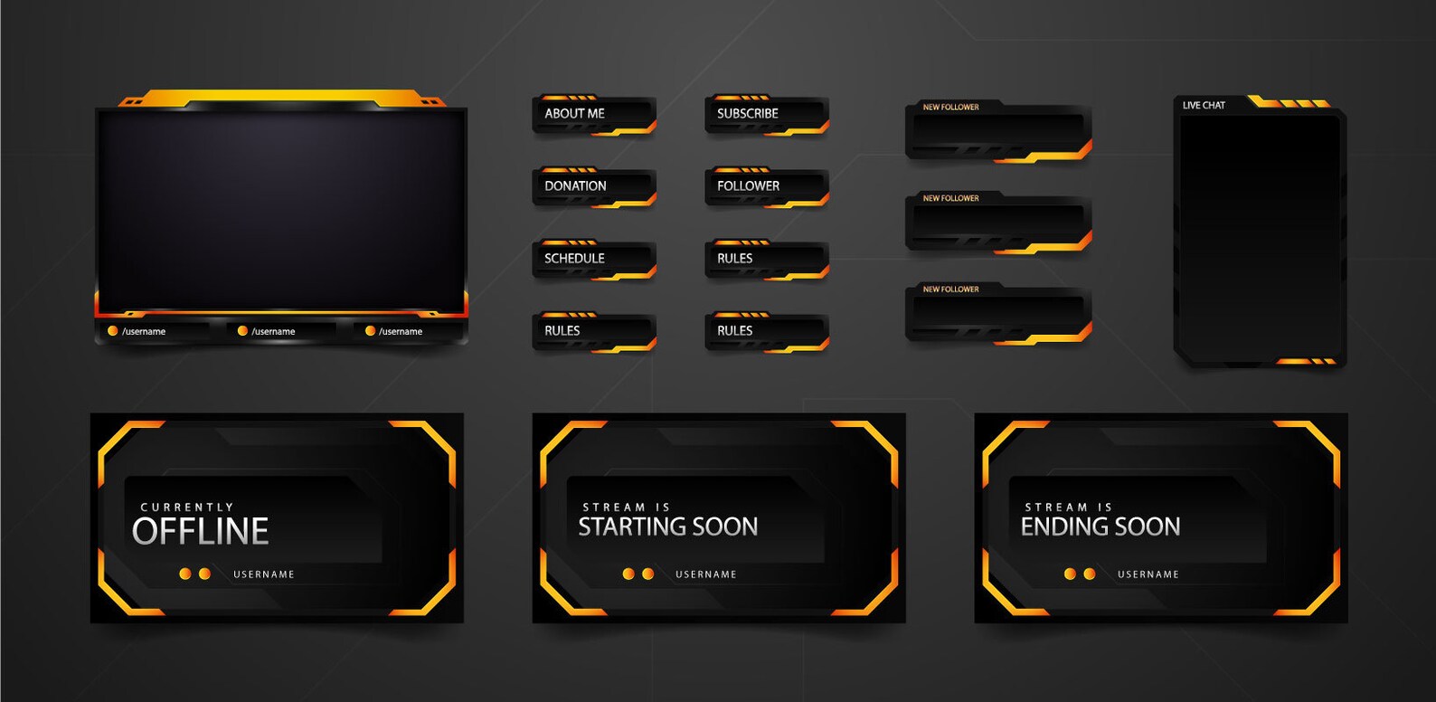 Complete Stream Packs for Twitch, Youtube - Etsy