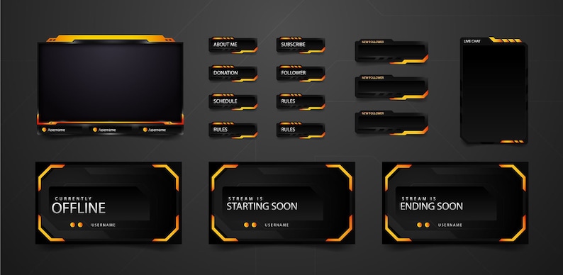 Complete Stream Packs for Twitch, Youtube - Etsy