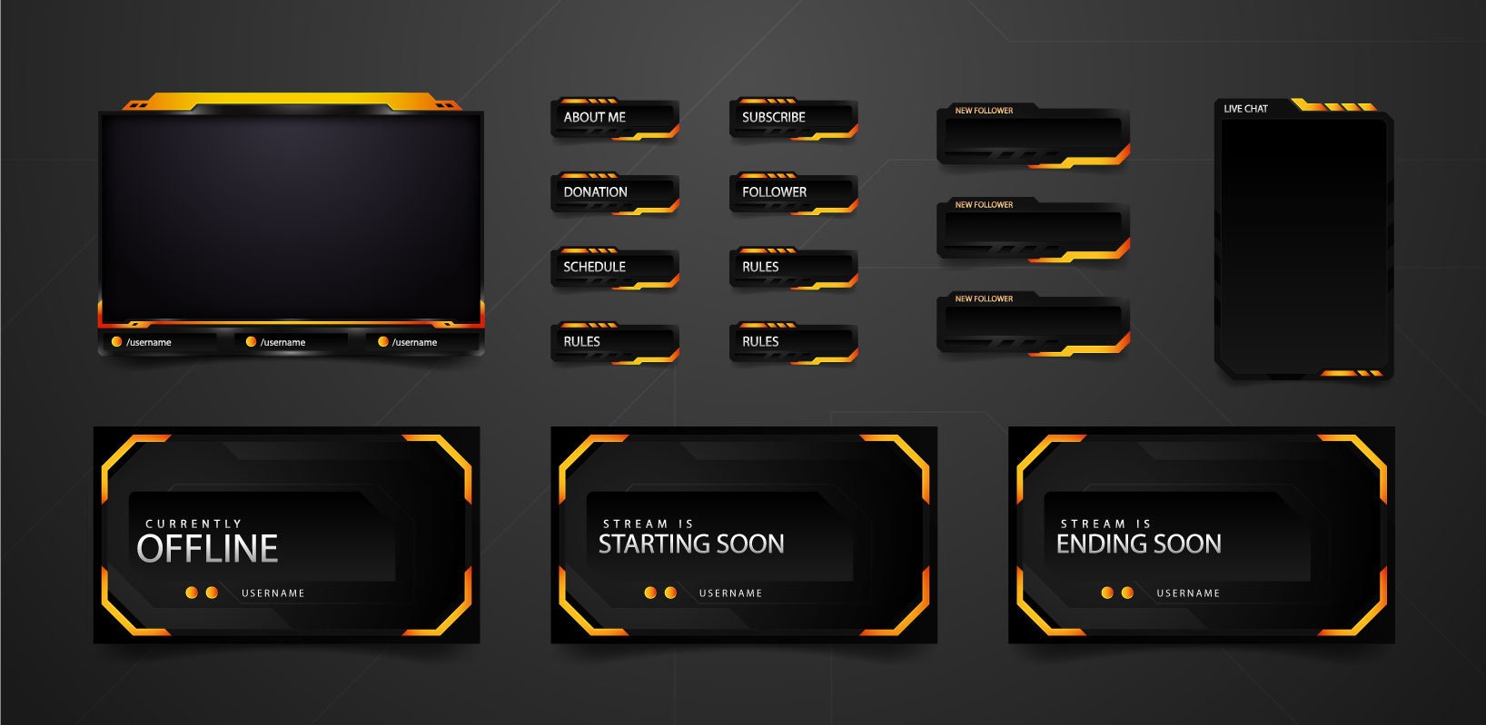 Complete Stream Packs for Twitch, Youtube - Etsy