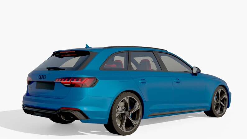 Audi RS4 Avant 2020 3D Gaming Models - Etsy