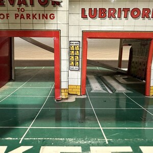 Marx Tin 1950s Service Station With 5 Cars. - Etsy