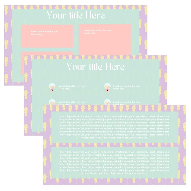 Pastel Sprinkle Daily Slide Deck Powerpoint Slide Templates Teaching ...