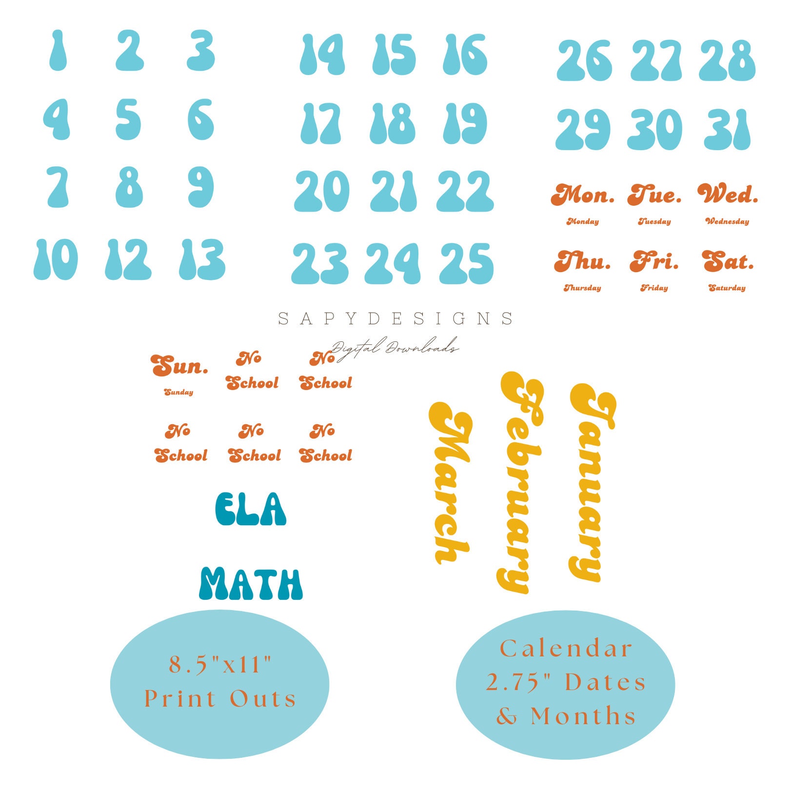 Classroom Mini Collection Retro Boho Digital Classroom Decor & Lesson ...