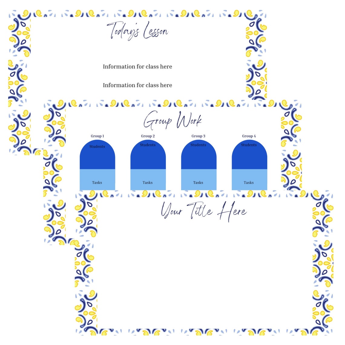 Italian Summer Daily Slide Deck | Powerpoint Slide Templates | Teaching ...