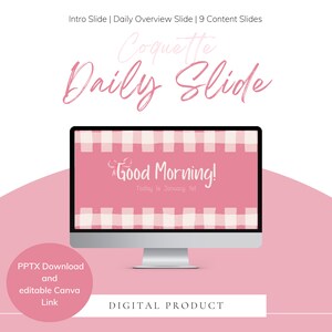 Coquette Daily Slide Deck | Powerpoint Slide Templates | Teaching Tools ...