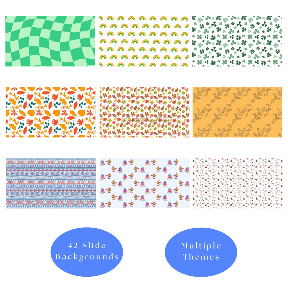 Daily Slide Deck Backgrounds | Powerpoint Slide Templates | Teaching ...