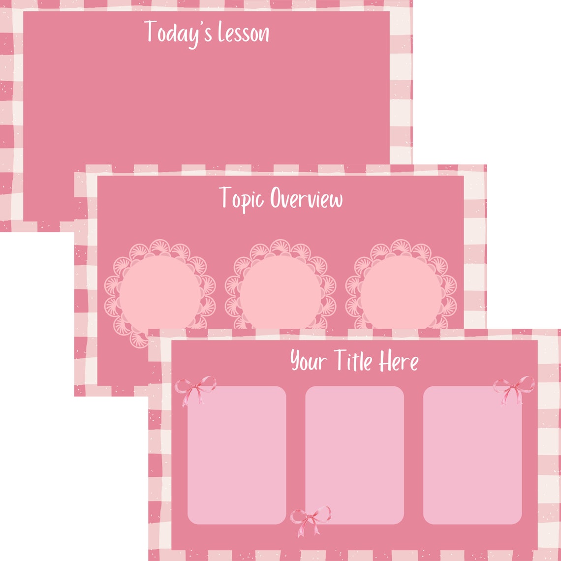 Coquette Daily Slide Deck | Powerpoint Slide Templates | Teaching Tools ...