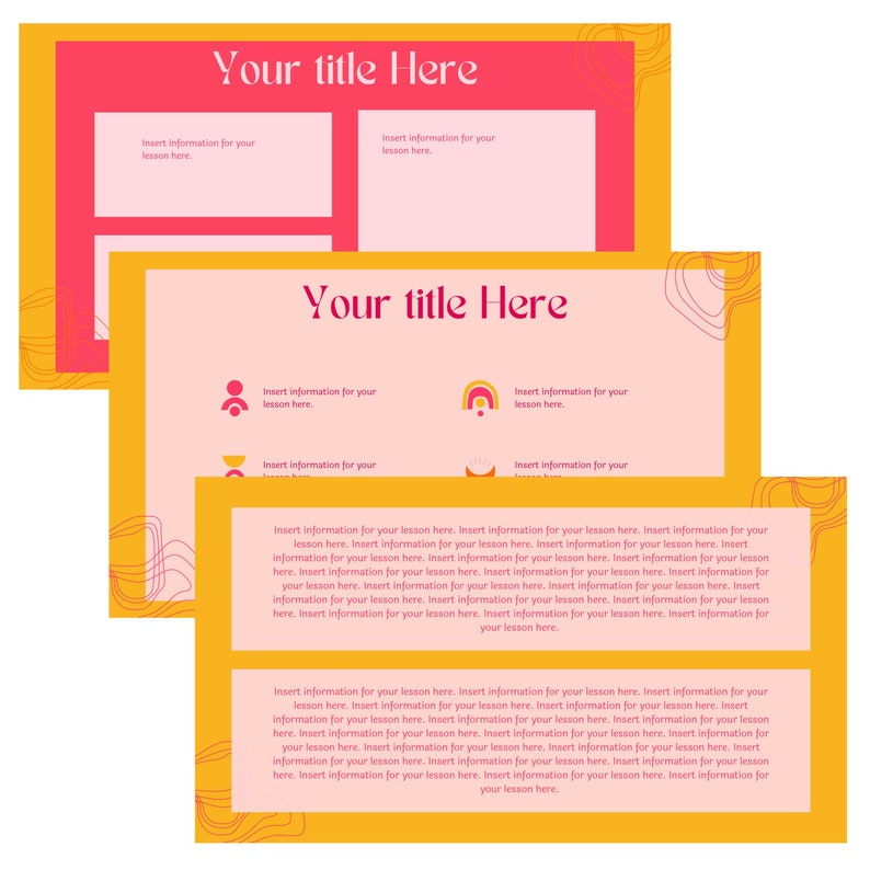 Bright Boho Daily Slide Deck | Powerpoint Slide Templates | Teaching ...