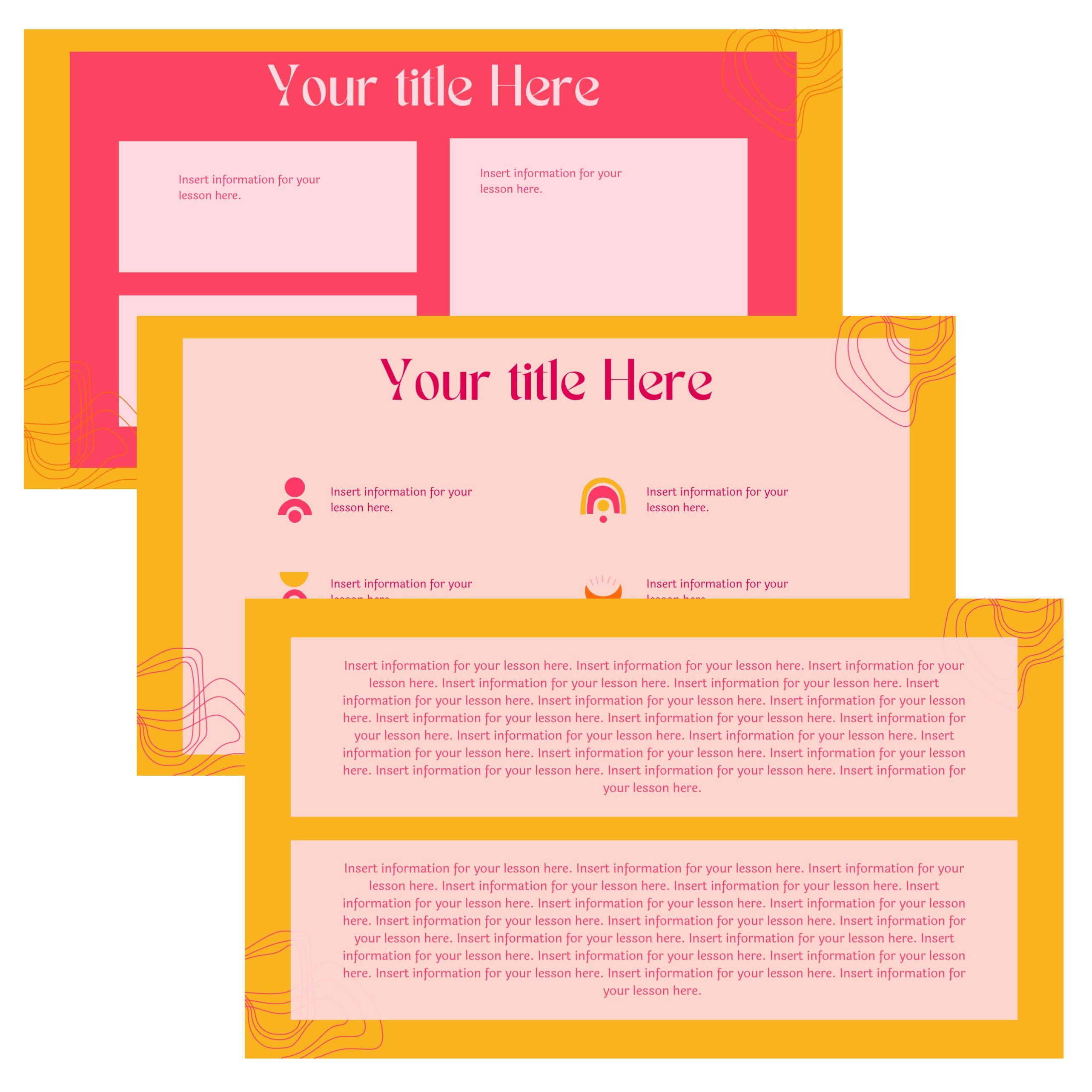 Bright Boho Daily Slide Deck | Powerpoint Slide Templates | Teaching ...