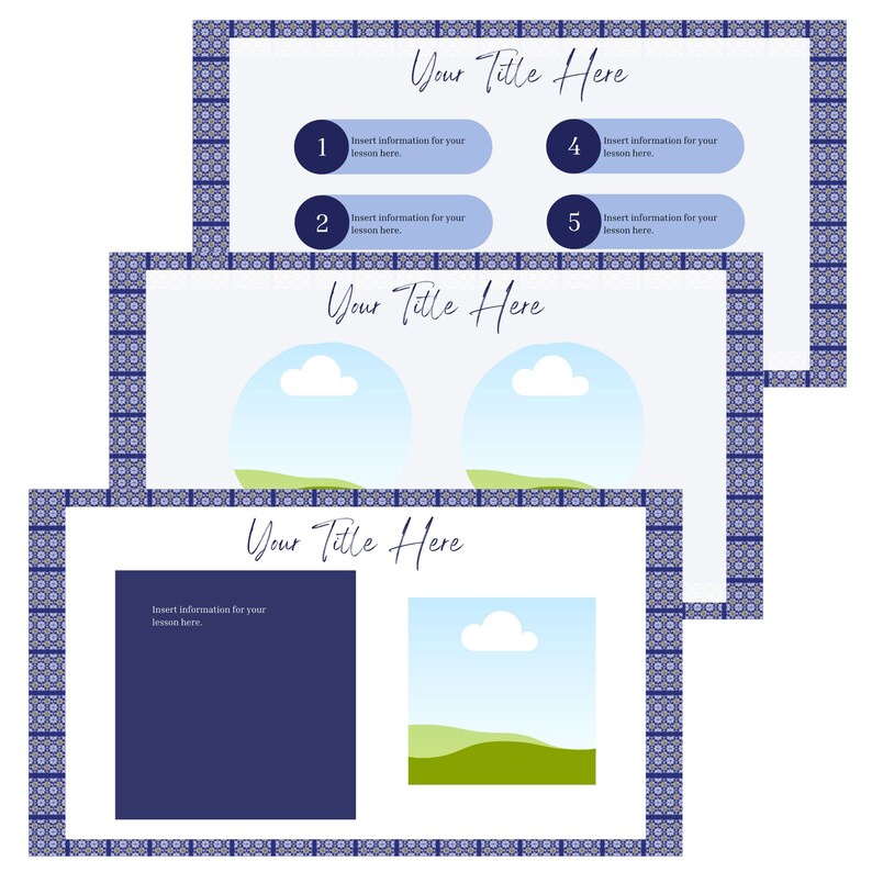 Italian Summer Daily Slide Deck | Powerpoint Slide Templates | Teaching ...