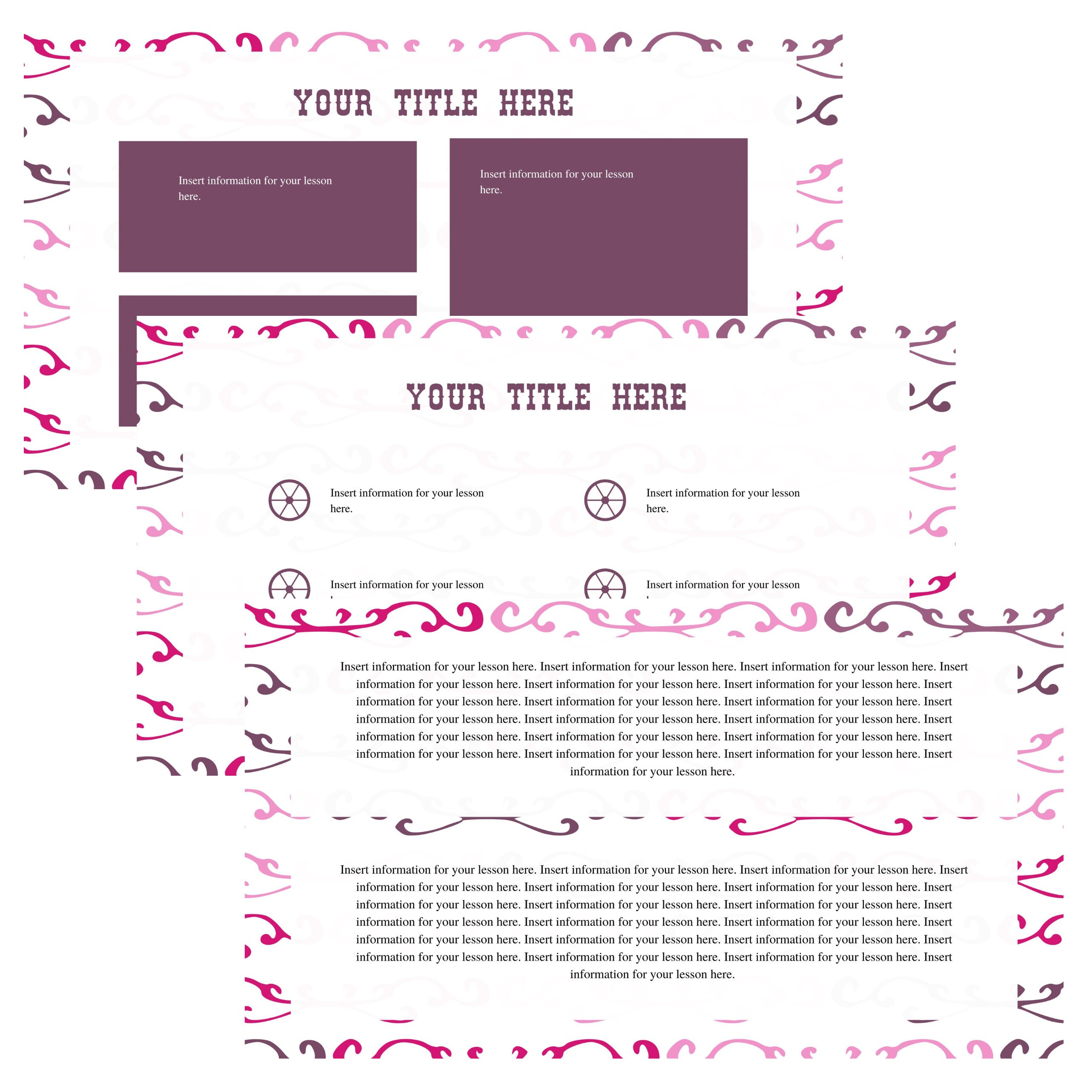 Pink Cowgirl Daily Slide Deck | Powerpoint Slide Templates | Teaching ...