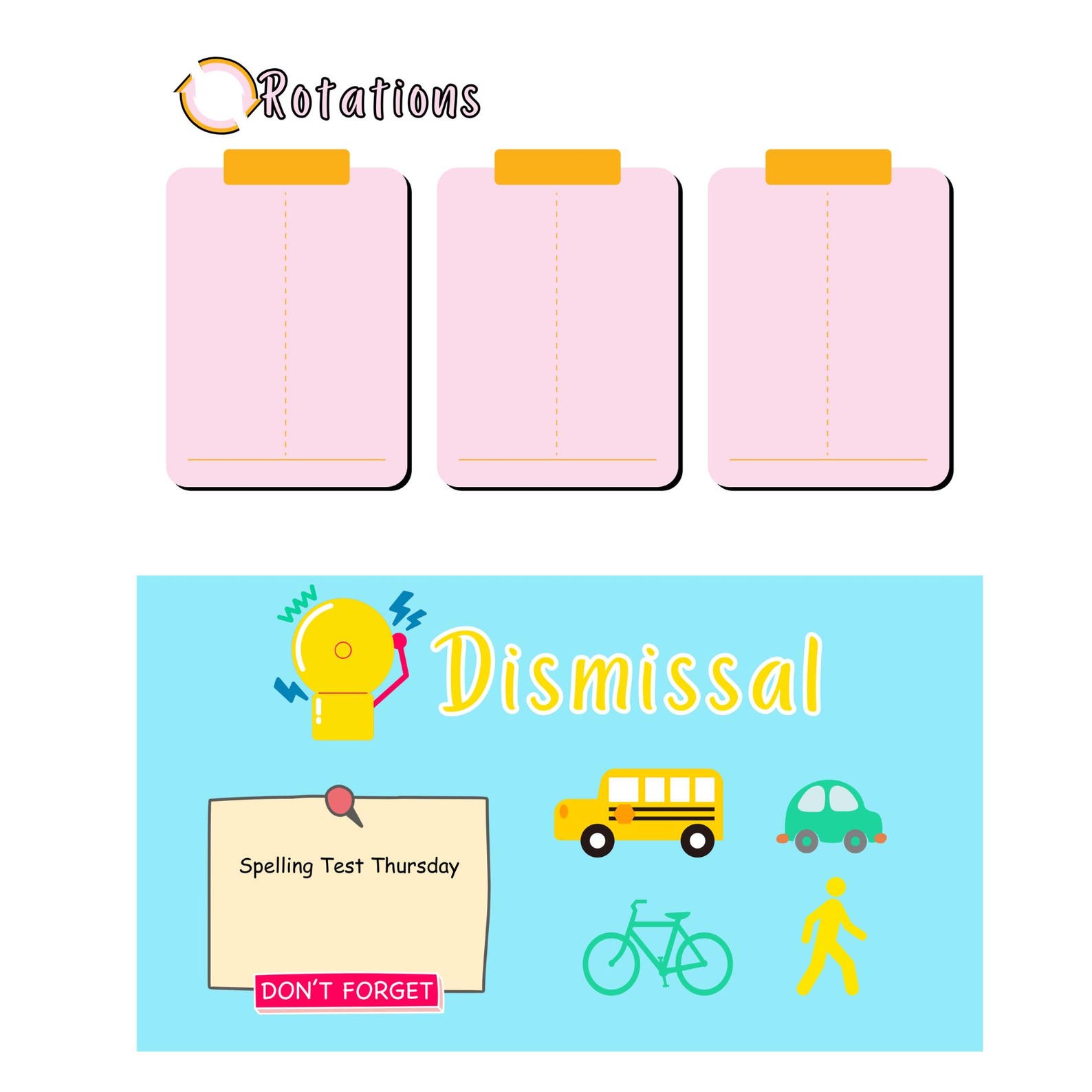 Back to School Editable Slide Template for Teacher Classroom Management ...