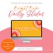 Bright Boho Daily Slide Deck | Powerpoint Slide Templates | Teaching ...