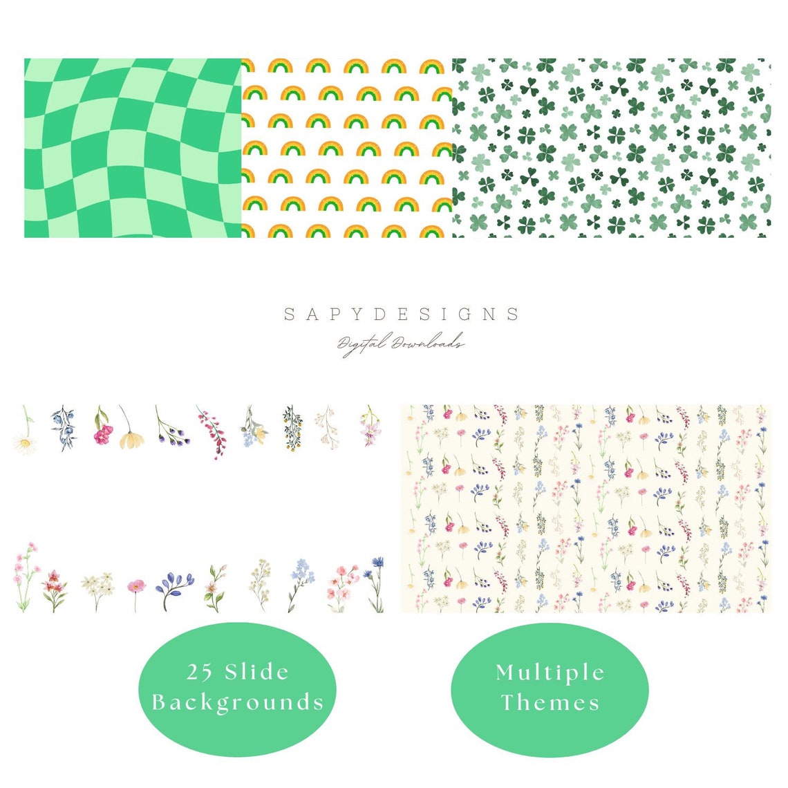 Holiday Slide Deck Backgrounds | Powerpoint Slide Templates | Teaching ...