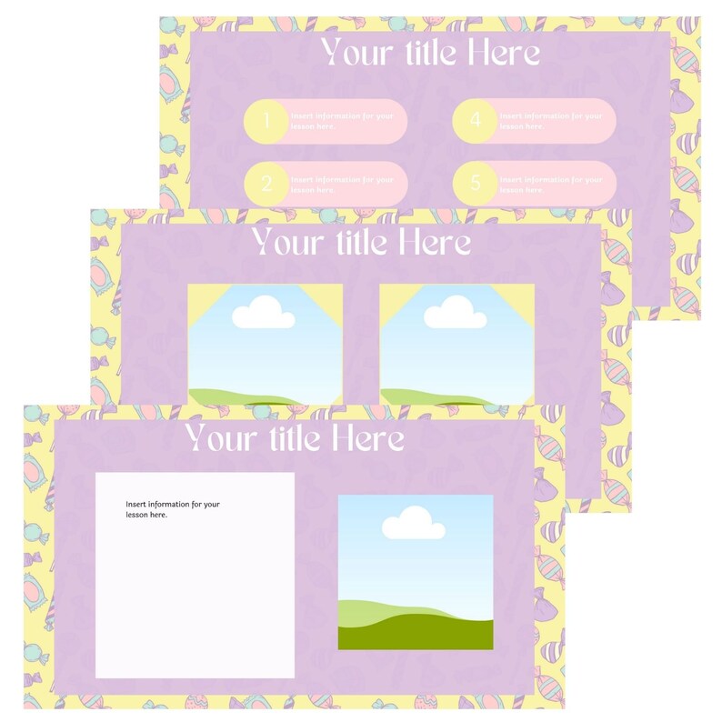 Pastel Sprinkle Daily Slide Deck Powerpoint Slide Templates Teaching ...