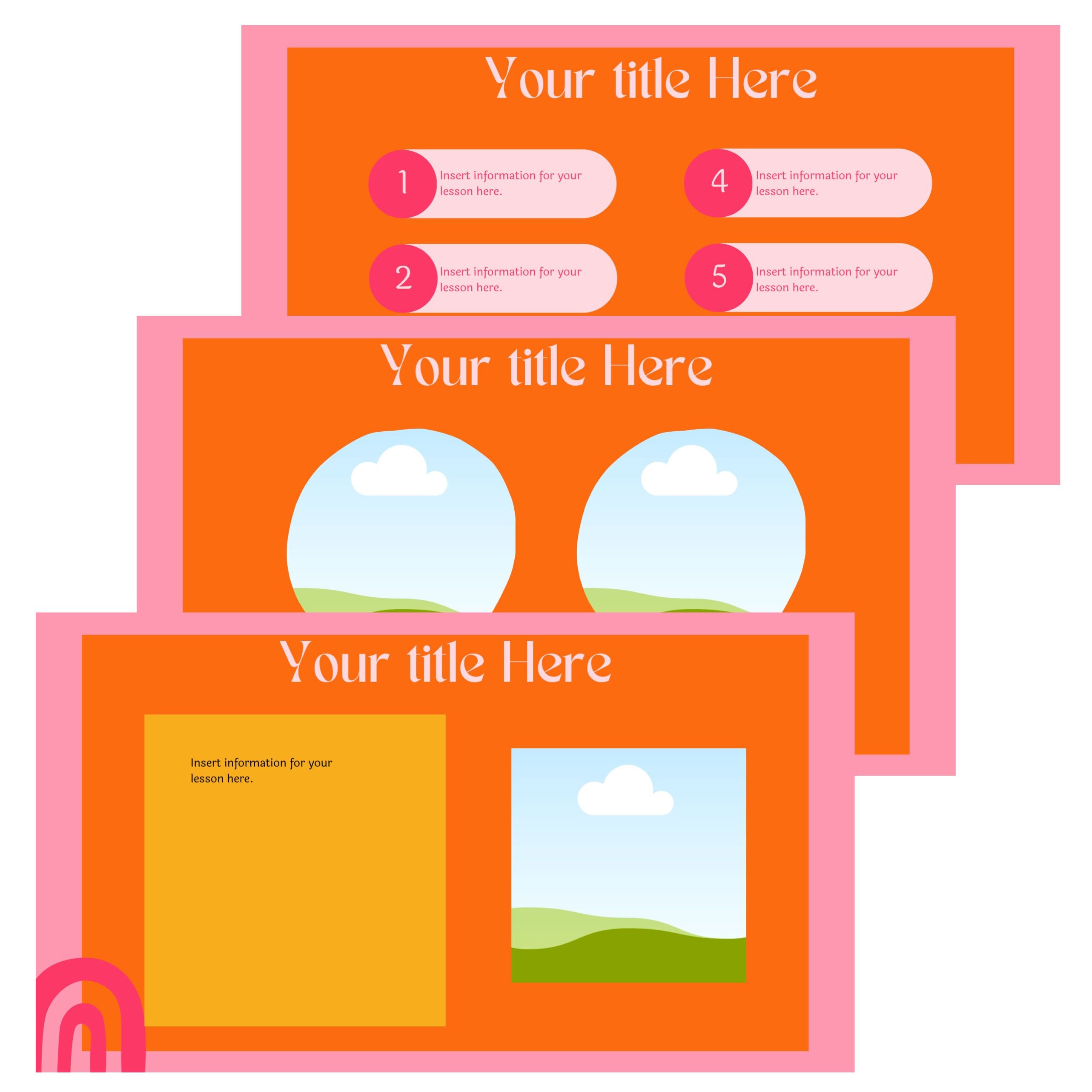 Bright Boho Daily Slide Deck | Powerpoint Slide Templates | Teaching ...