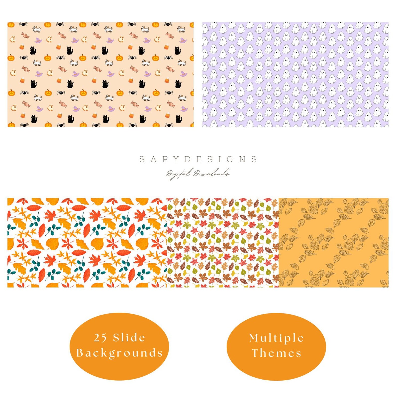 Holiday Slide Deck Backgrounds | Powerpoint Slide Templates | Teaching ...