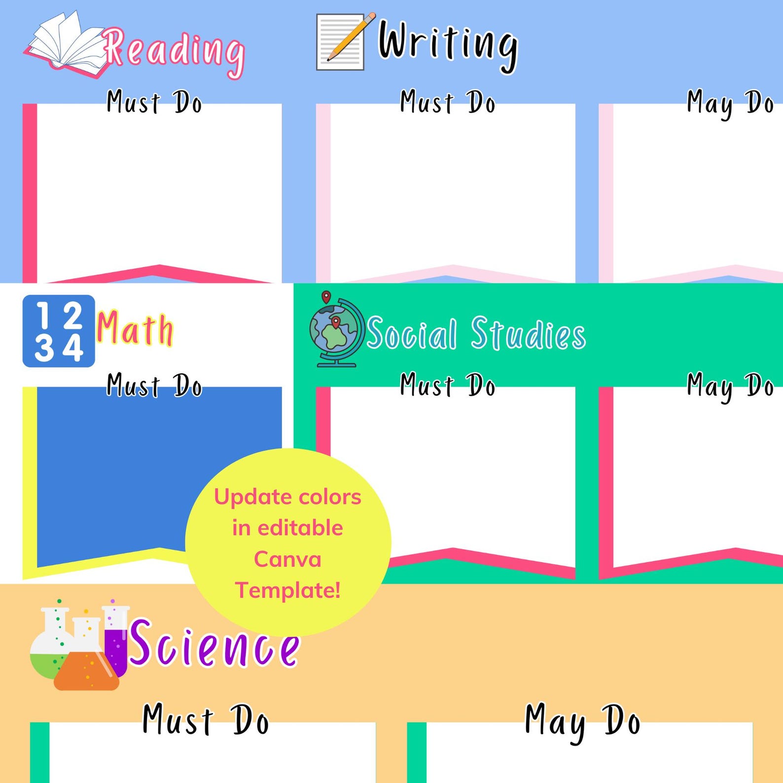 Back to School Editable Slide Template for Teacher Classroom Management ...