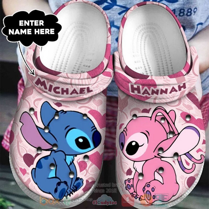 Custom Cute Lilo and Stitch Clogs Shoes, Stitch Shoes, Stitch Clogs ...