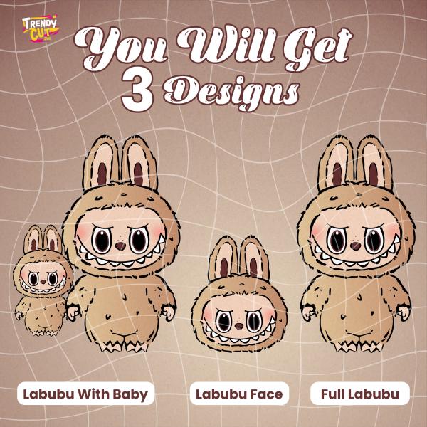 Skin Labubu Png, Labubu Time to Chill Svg, Labubu Sticker Png Svg, Cute ...