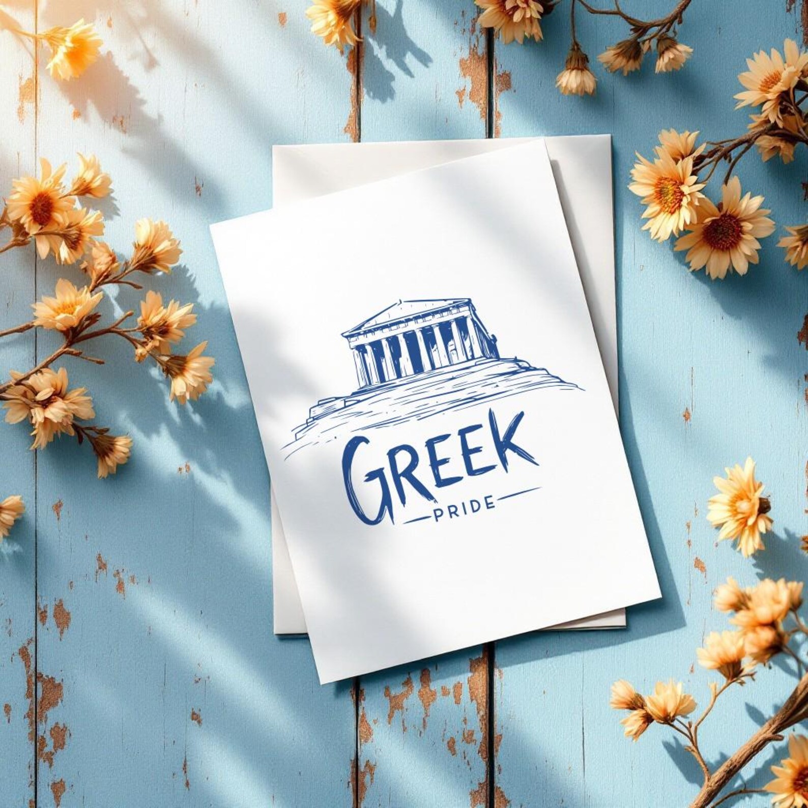Parthenon Greek Pride SVG | Greece Independence Day Design | Hellenic Culture Digital File ...