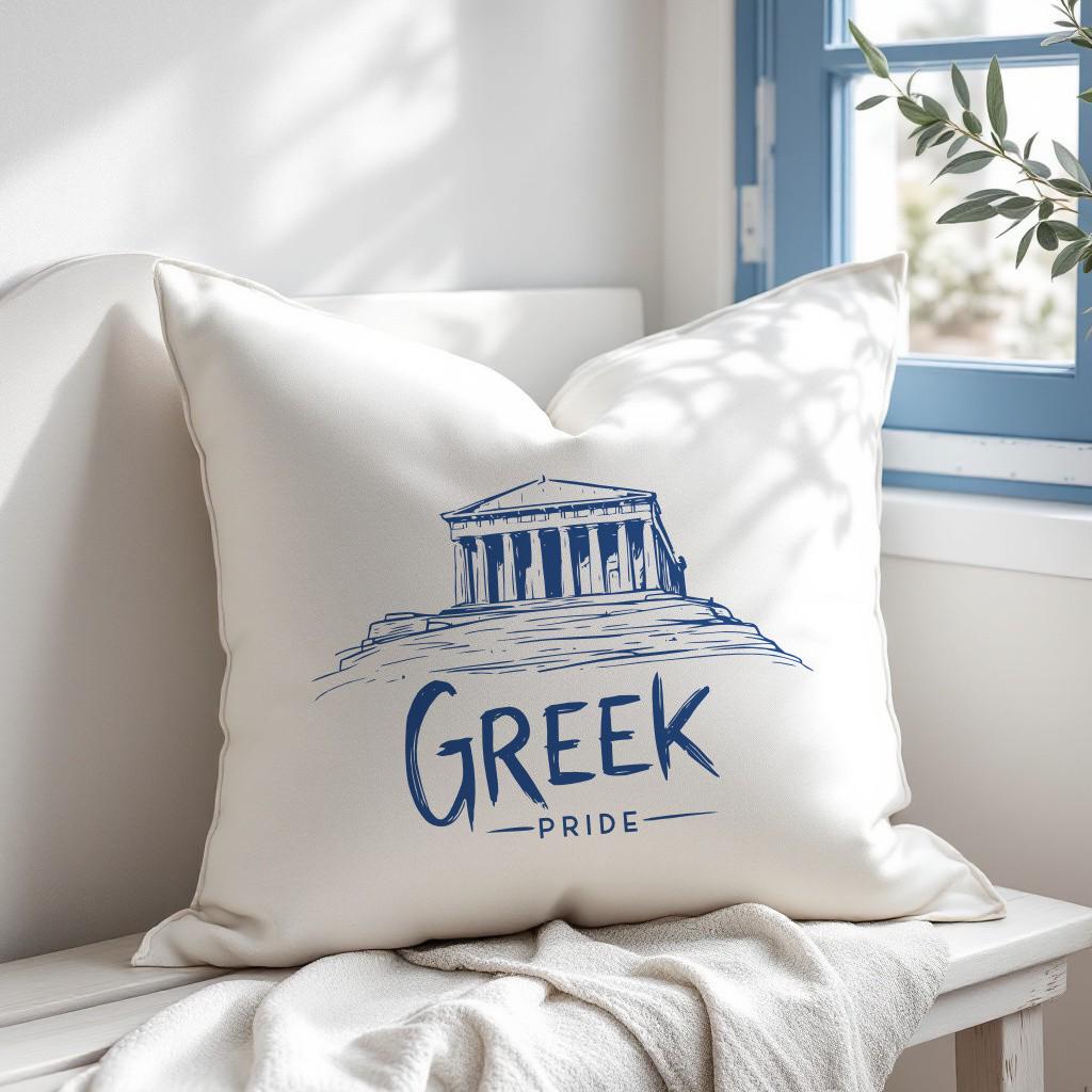 Parthenon Greek Pride SVG | Greece Independence Day Design | Hellenic ...