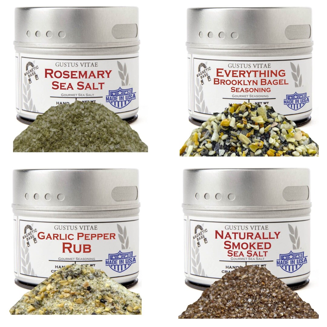 Essential Summer Spices and Sea Salts Pantry Upgrade Set of 4 - Etsy