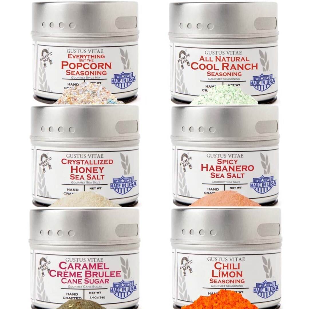 Ultimate Popcorn Seasoning Set Six Pack - Etsy