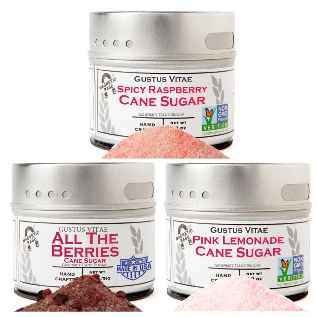 Beauty Fruit Cane Sugars 3 Pack Artisan Infused Cane Sugars - Etsy