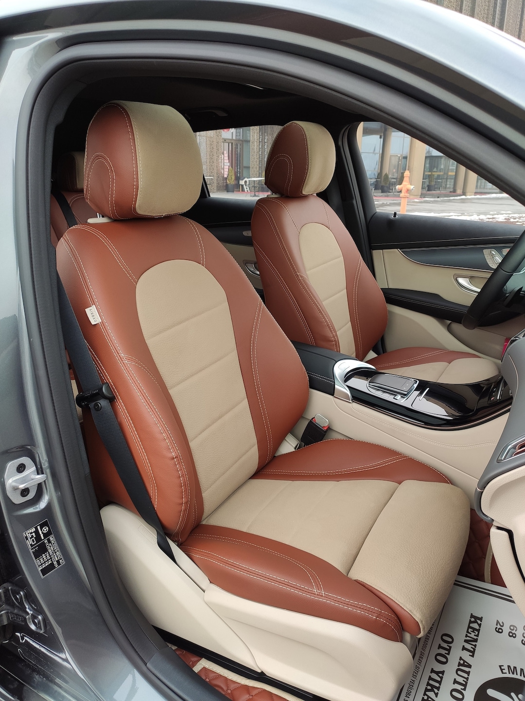 Mercedes Benz EQC Leather Seat Covers: Custom Fit, Maximum Protection ...