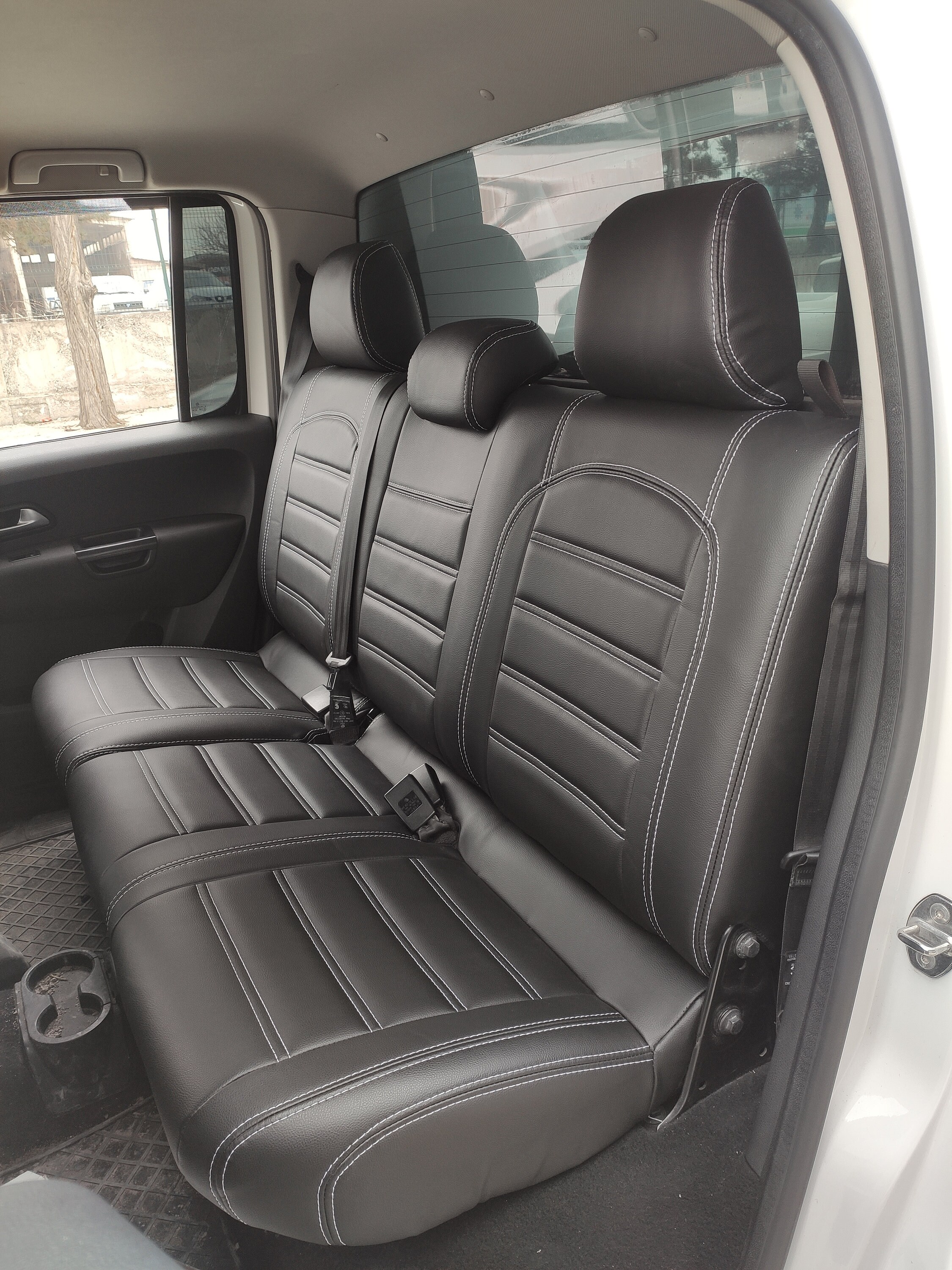 Car Seat Cover- VOLKSWAGEN AMAROK 2011-2021 Full Set Custom Fit ...