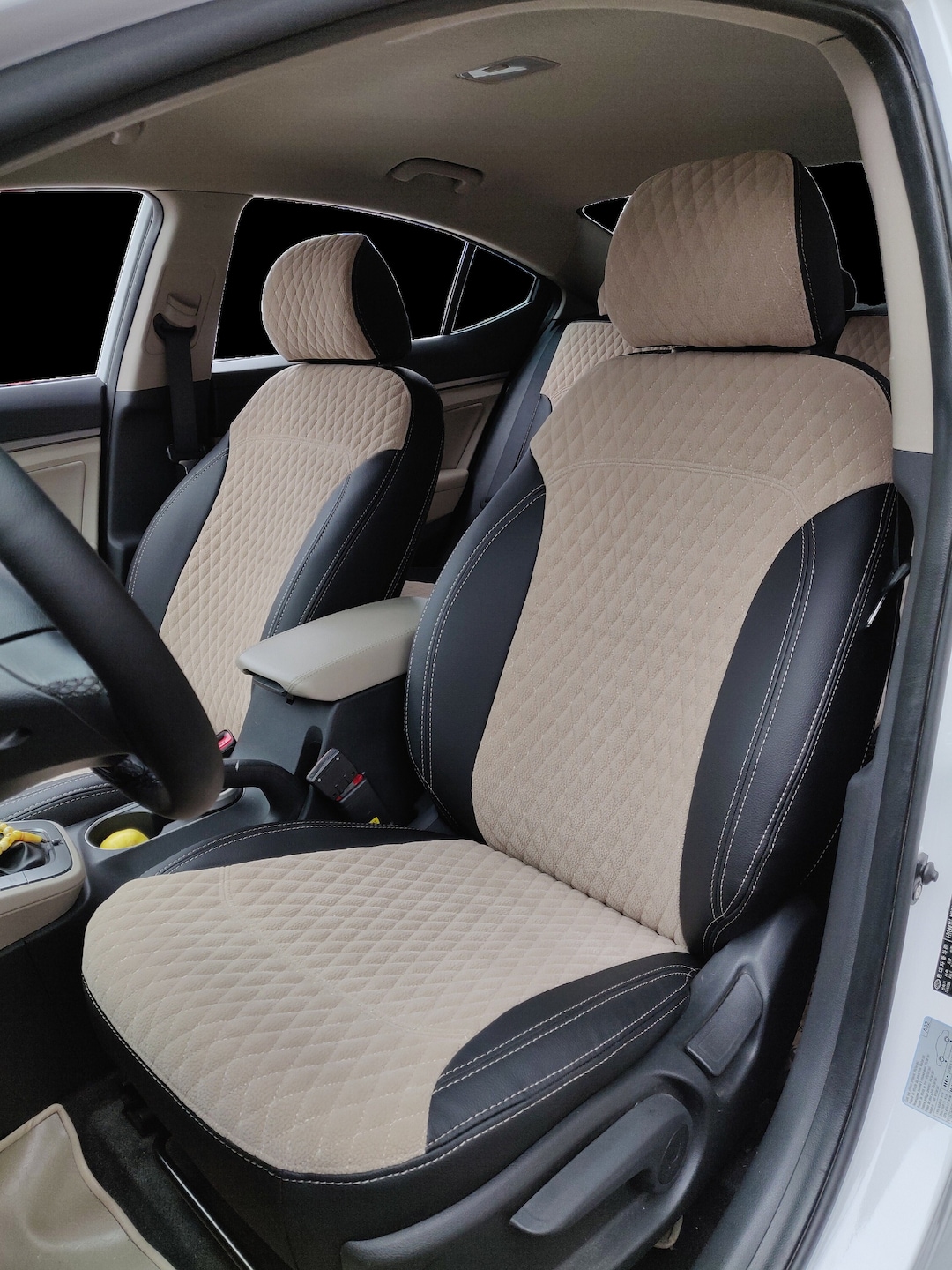 Car Seat Cover hyundai ELANTRA 2015 2020 Full Set Custom Fit Elantra Seat Cover Stylish and High quality Hyundai Elantra Seat Protection Etsy