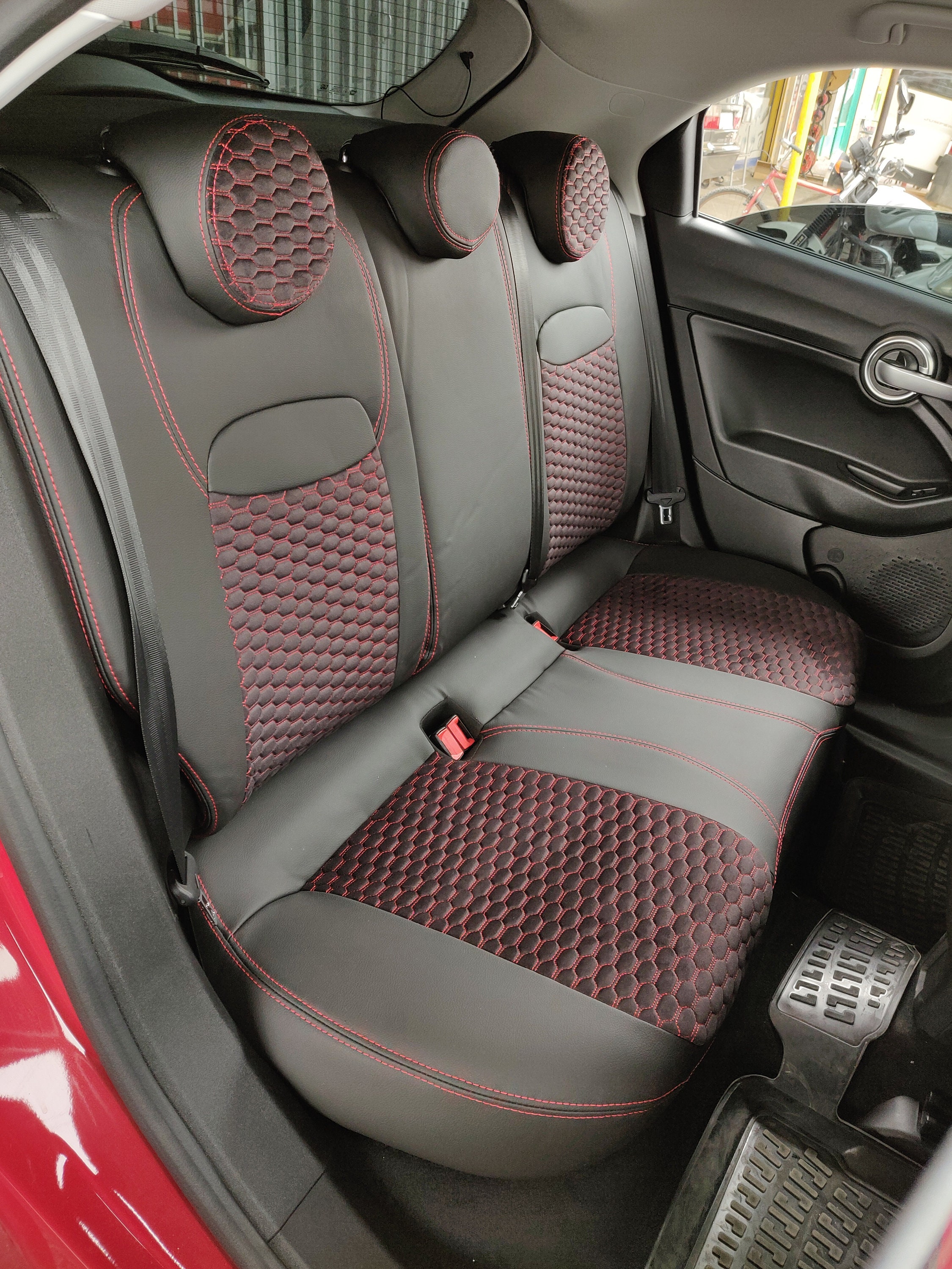 Car Seat Cover FIAT 500x Cross 2019 2023 Full Set Seat Covers stylish and High quality Car Seat Protection custom Fit fiat 500 Seat Cover Etsy