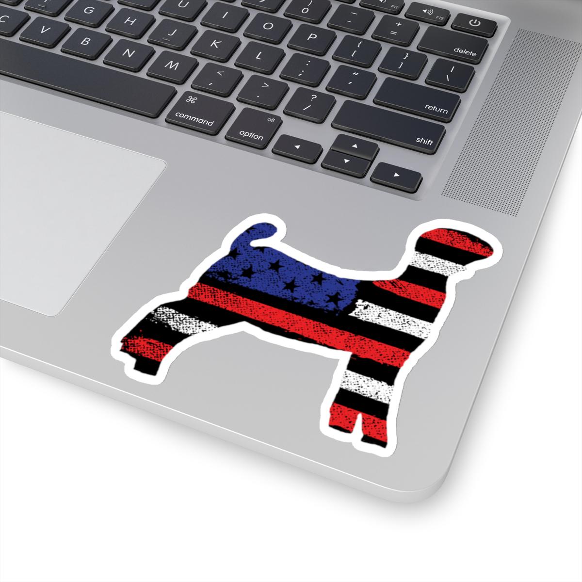Goat American Flag Livestock Sticker | Doe Vinyl Decal | Lamb USA FLAG ...