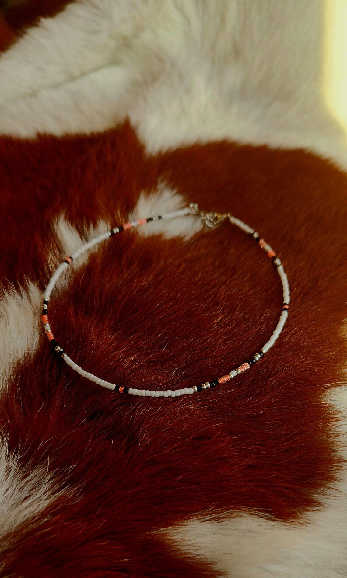 Western Beaded Choker, Seed Bead Choker, Beaded Necklas, Rodeo Mom Gift ...