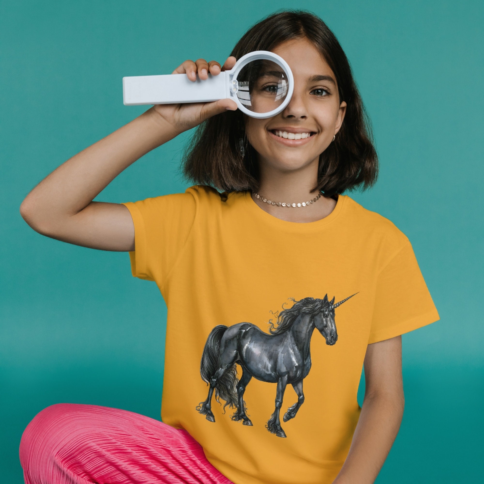 Black Unicorn Clipart, Black Unicorn Wall Art, Unicorn Clipart Set ...