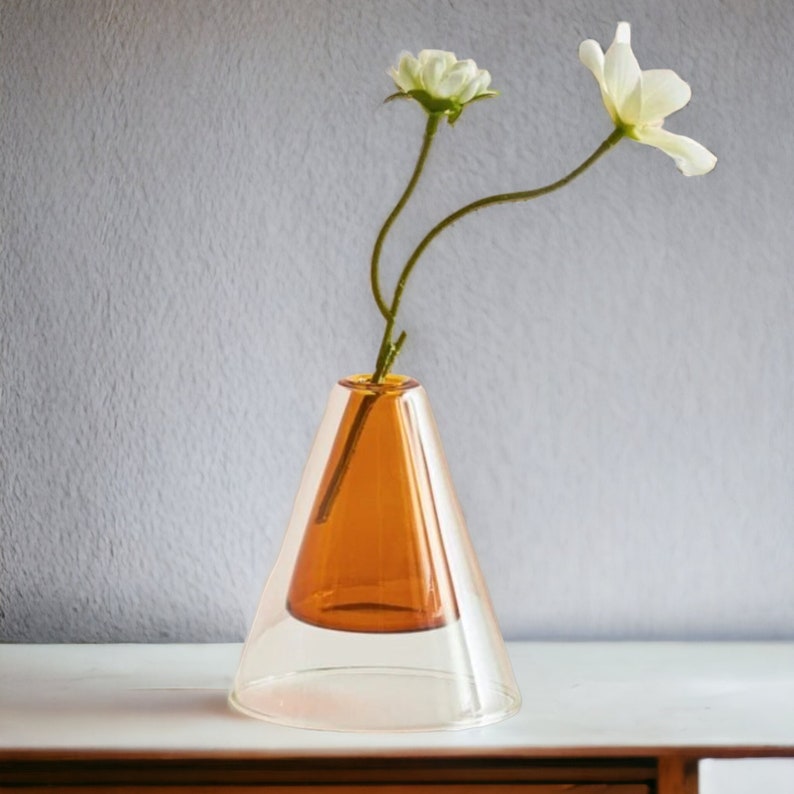Terrarium Hydroponic Transparent Coloured Glass Vase | Flower ...