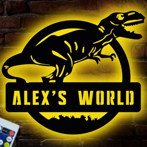 Rgb Jurassic Park Sign - Etsy