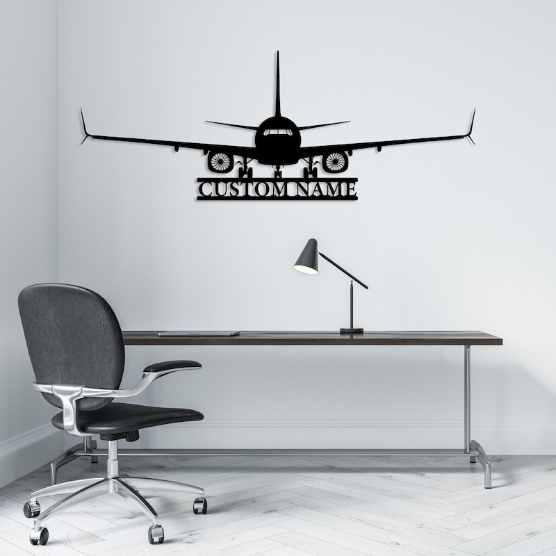 Metal Airplane Art Sign - Etsy UK