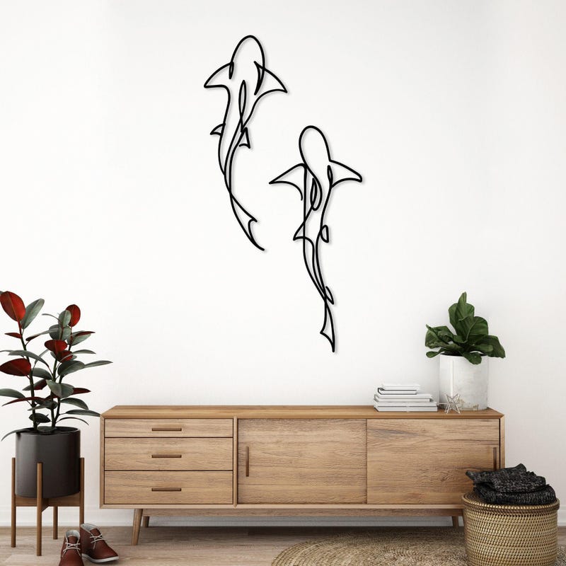 Modern Silhouette Art Set - Etsy UK