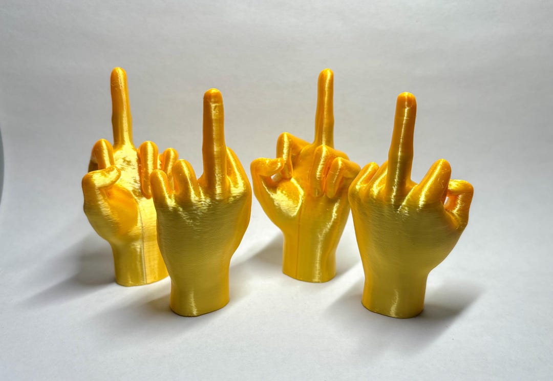 Middle Finger Statue - Etsy