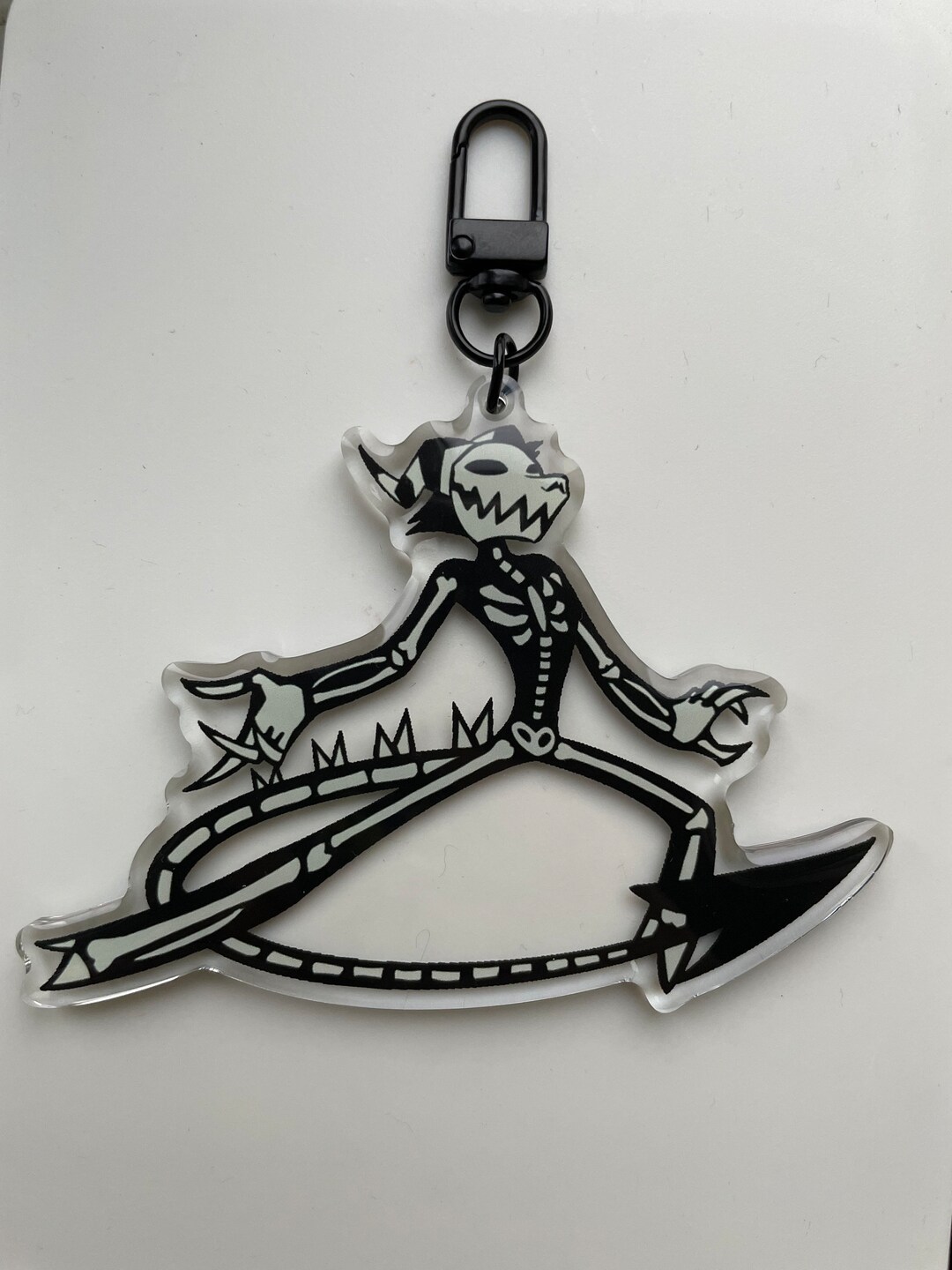 Helluva Boss Striker Skeleton Keychain 4 Ich - Etsy UK