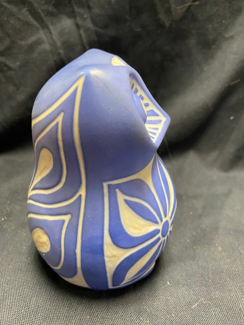 Vintage Pablo Blue & White Owl - Etsy