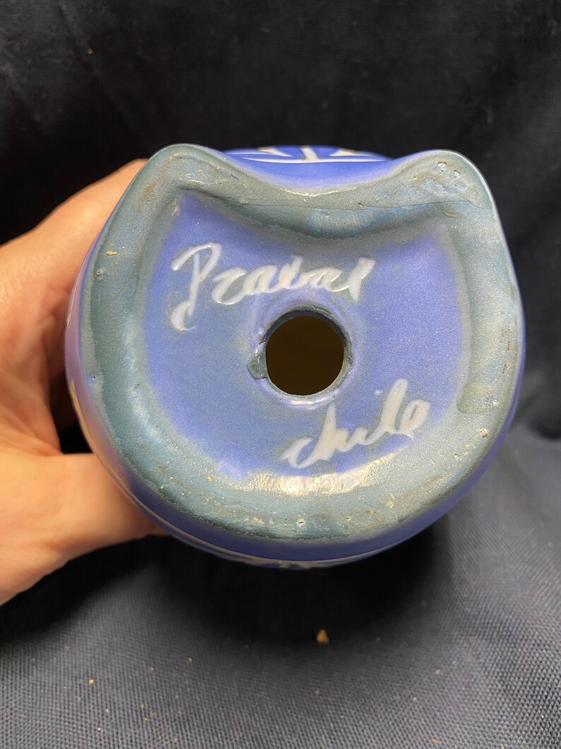 Vintage Pablo Blue & White Owl - Etsy